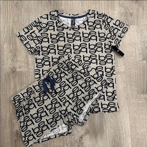 bebe | Intimates & Sleepwear | Nwt Bebe 2pc Logo Pajama Set | Poshmark